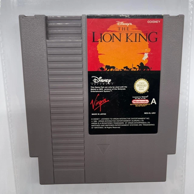 DISNEY'S THE LION King Nintendo Entertainment System NES Game PAL 14j4 ...