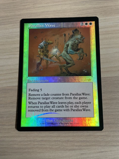 FOIL PARALLAX WAVE Nemesis NMS MTG Magic the Gathering VOIR PHOTOS EUR ...