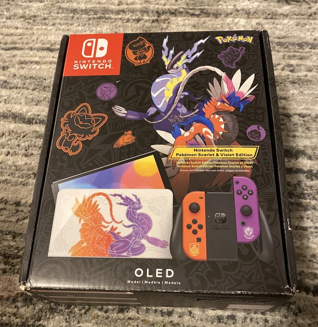 NINTENDO SWITCH OLED Pokemon Scarlet and Violet Edition (New In Box ...
