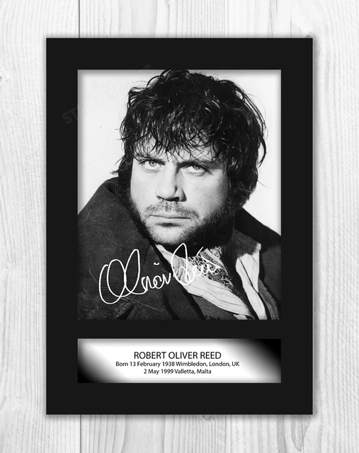 OLIVER REED A4 signed photograph poster Choice of frame £10.63 ...
