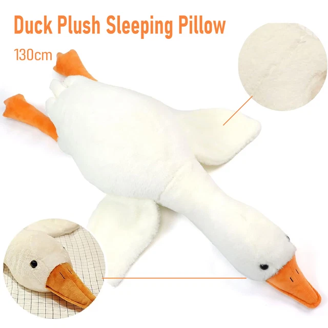 GIANT SLEEPING PILLOW Goose Duck Plush Toys 130cm Cushion Stuffed £10. ...