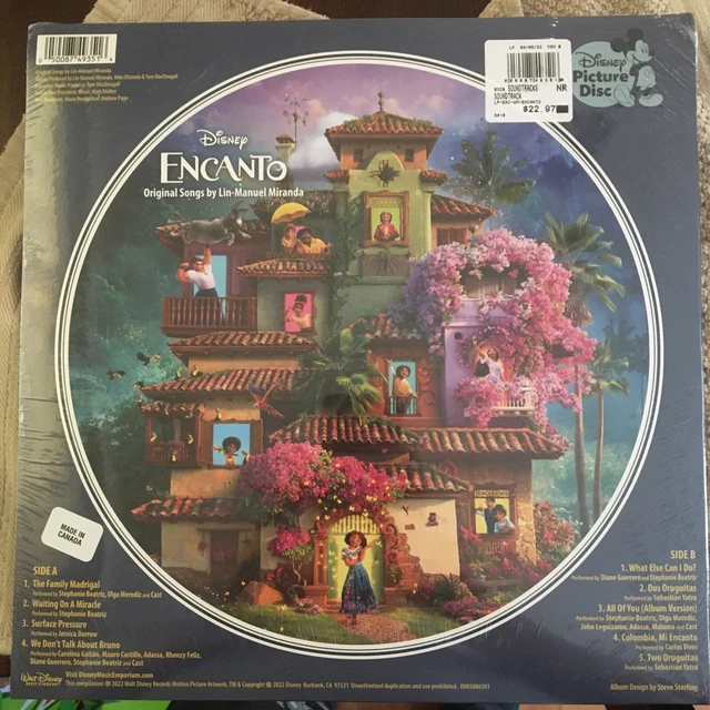 DISNEY - ENCANTO Soundtrack Picture Vinyl (Walmart Exclusive) Lin ...