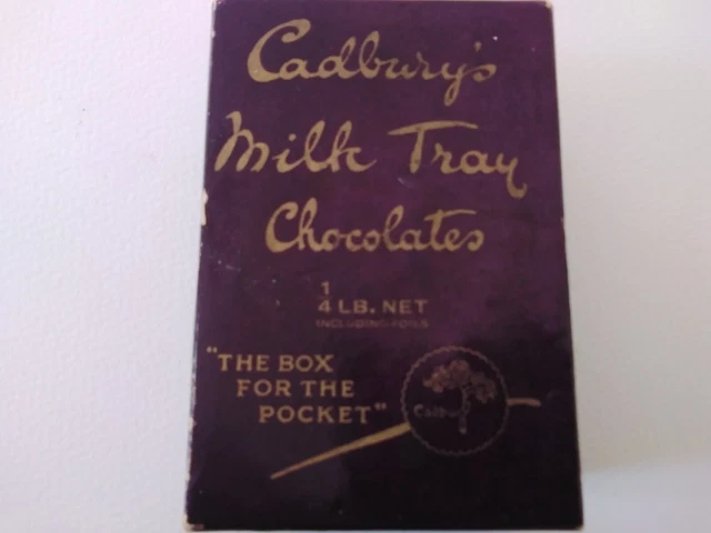 VINTAGE CADBURYS MILK Tray Box. 1950s. £10.00 - PicClick UK