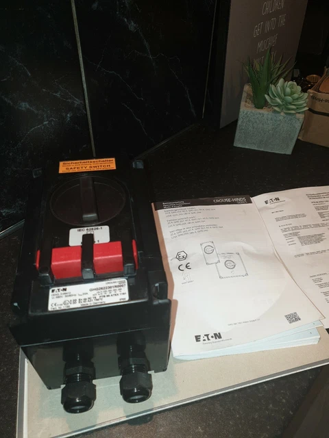 SAFETY SWITCH CROUSE Hinds Ghg2622301R0007 No/Nc Atex Ceag/ Eaton £425. ...