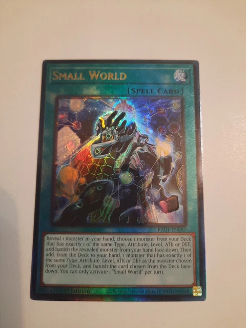 YU-GI-OH! TCG SMALL World 25th Anniversary Rarity Collection RA01-EN067 ...