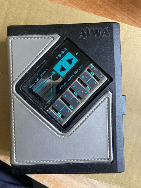 SUPER RARE AIWA HS-G08 Walkman Personal Cassette Player + Remote ...