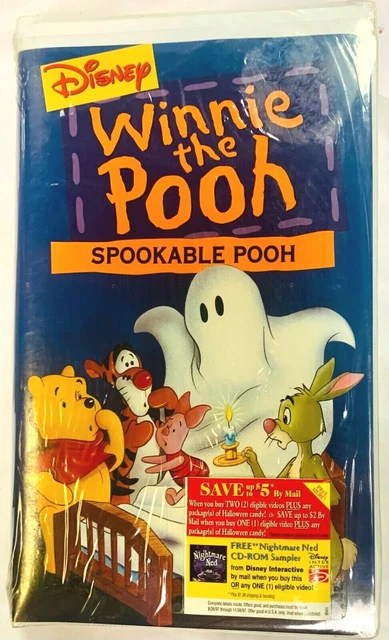 WINNIE THE POOH Spookable Pooh (VHS) DISNEY HALLOWEEN TRICK TREAT NEW ...