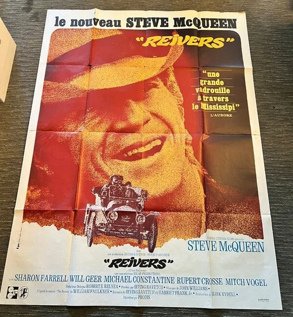 THE REIVERS 1969 Steve Mcqueen Original Français Grande Film Affiche ...