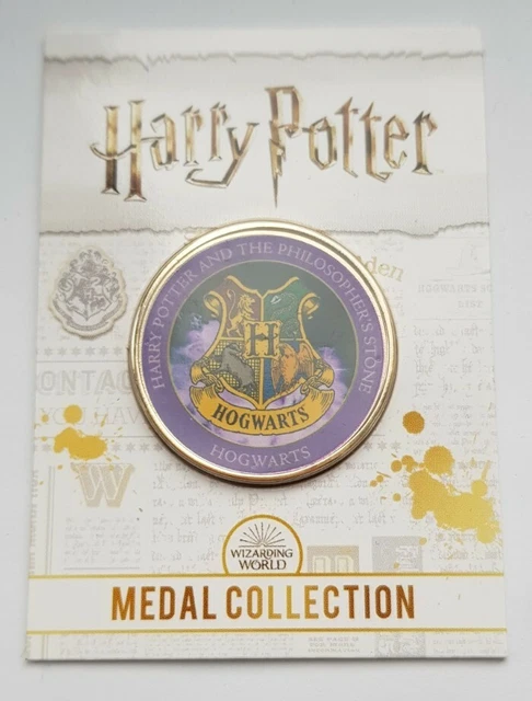WIZARDING WORLD OFFICIAL Harry Potter Hogwarts Medal Coin in ...