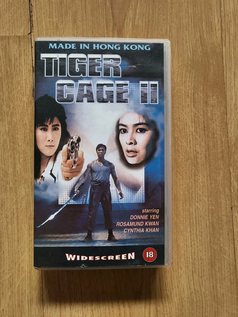 TIGER CAGE 2 widescreen VHS video tape Donnie Yen - Cynthia khan ...