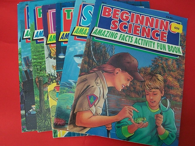 LOT OF 7 Vintage 1980'S Amazing Facts Activity Fun Books - Unused $24. ...