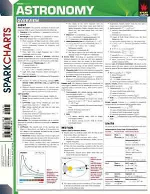 ASTRONOMY (SPARKCHARTS) - Wall Chart, by SparkNotes - Good $42.34 ...