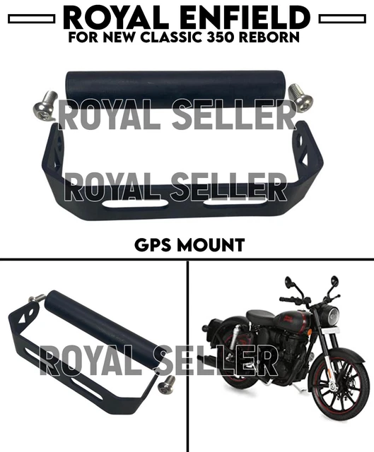 ROYAL ENFIELD NEW Classic 350 Reborn "GPS MOUNT" - Express Shipping EUR ...