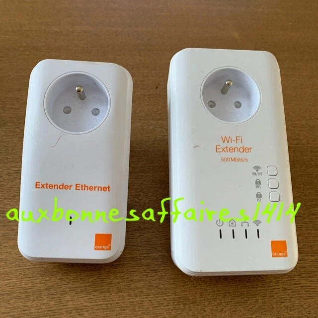 KIT CPL WIFI Extender Orange 500 Mbp/s + CPL EXTENDER PORT RAPIDE EUR ...
