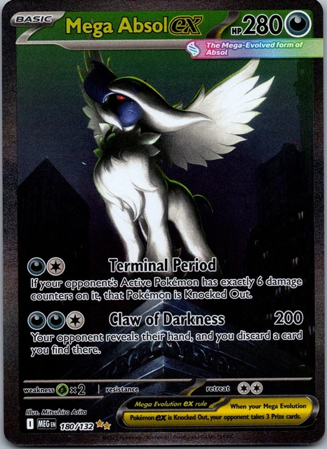 MEGA ABSOL EX 180/132 ME01: Mega Evolution Special Illustration Rare NM ...