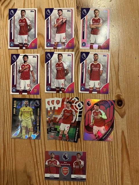 TOPPS PREMIER LEAGUE 2025/26 Arsenal Insert And Base Card Bundle £2.24 ...