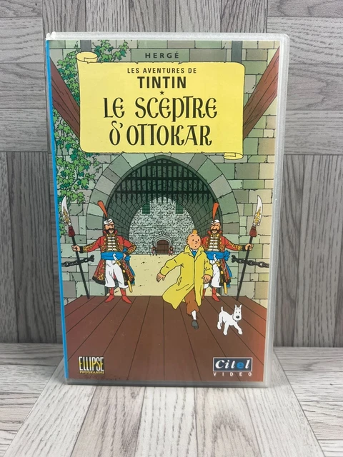 VHS - HERGÉ'S Les Aventures de Tintin Le Sceptre d’Ottokar - Animation ...