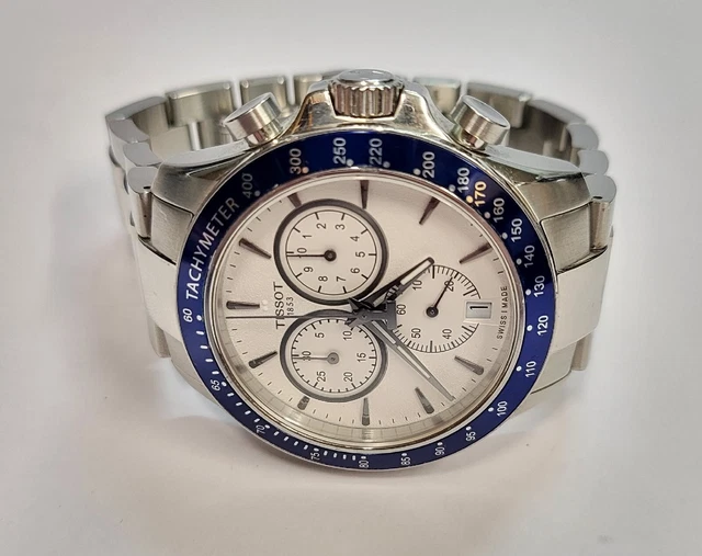 TISSOT T106417A V8 42Mm Stainless Steel Chronograph Watch £260.19 ...