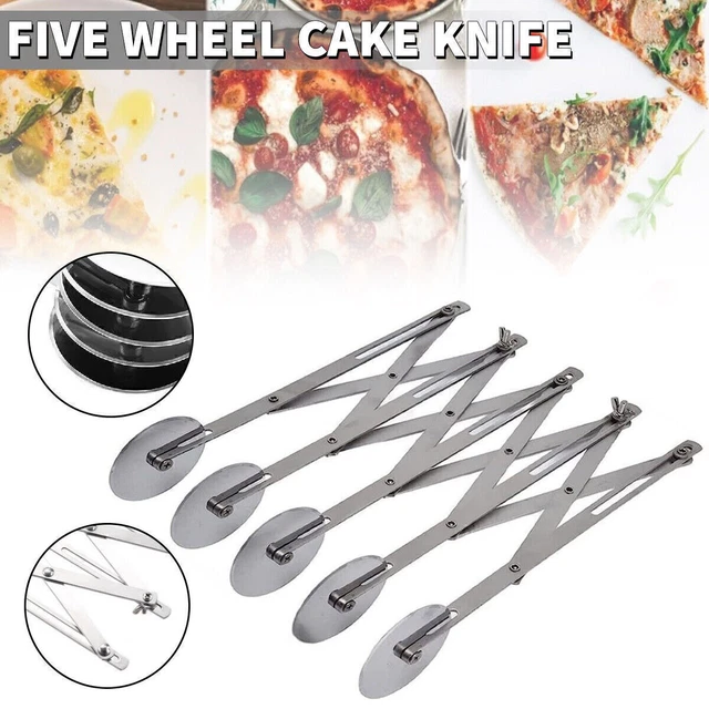 MULTI WHEEL STAINLESS Steel Dough Roller Cutter for Biscuits Pastries ...