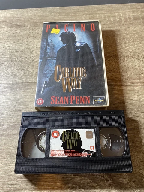 SEAN PENN PACINO Carlitos Way Big Box Ex Rental (1993, 18) VHS Video ...