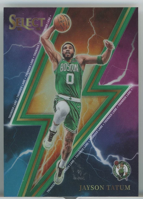 JAYSON TATUM 2023-24 Inserto Panini Select Mavericks SP argento Prizm Thunder Lane EUR 3,67 ...