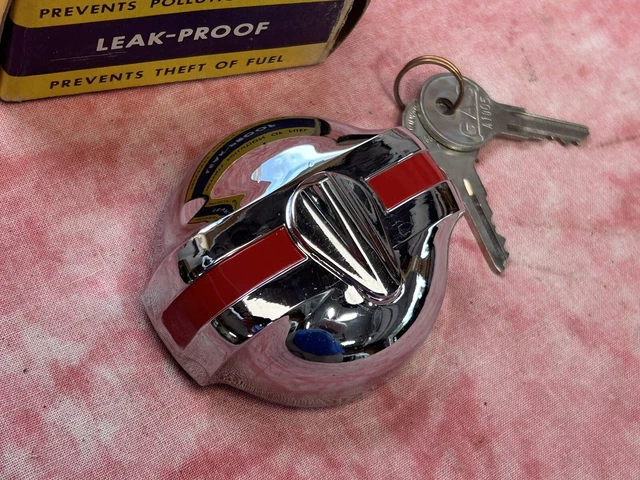 NOS STANT G-82 locking gas cap 1950-1957 Cadillac Chevy Chrysler Hudson ...
