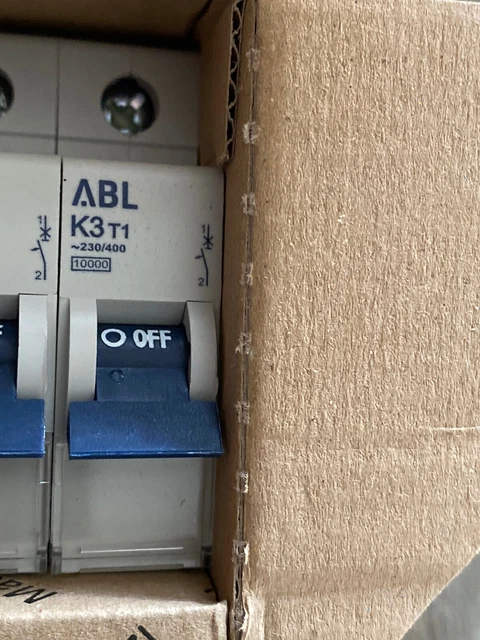 ABL SURSUM INTERRUTTORE Magnetotermico K3T1 230V/400V 3A 1POLIG EUR 8 ...