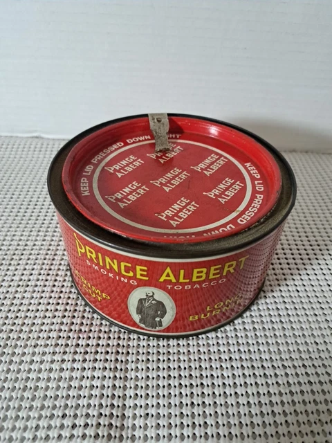 VINTAGE PRINCE ALBERT Crimp Cut, Tobacco Tin w/ Lid Opener £13.72 ...