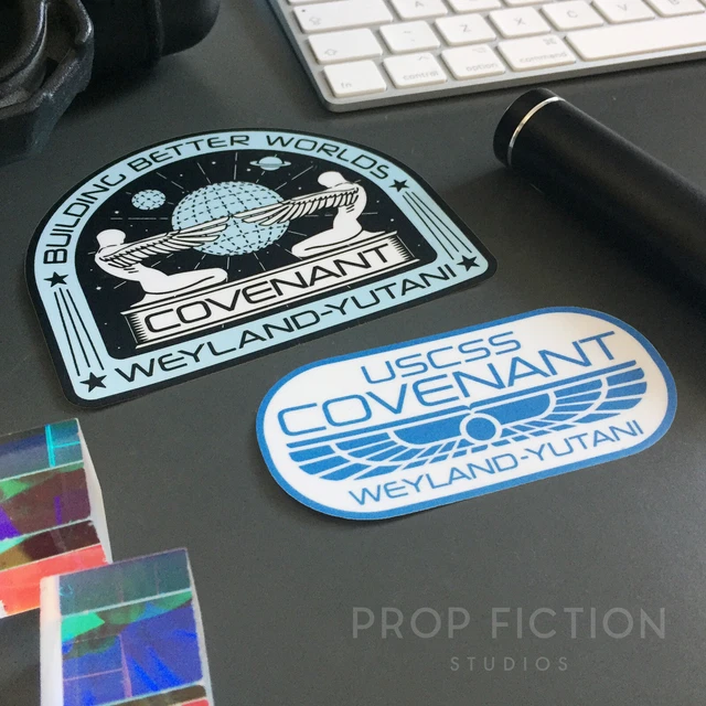 ALIEN: COVENANT - Pair of Prop USCSS Covenant Case Stickers / Equipment ...