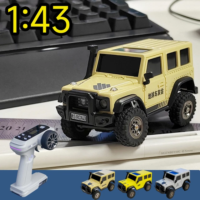 LDARC X43 CRAWLER RC car 1/43 4WD mini climbing vehicle Toy desktop off ...