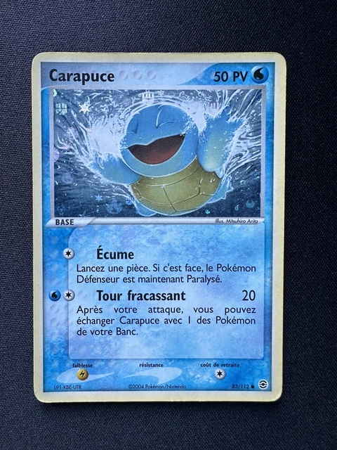 CARTE POKÉMON - Carapuce 83/112 Reverse - Ex Rouge Feu Vert Feuille ...