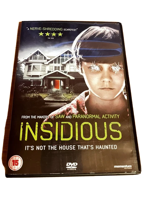 INSIDIOUS [DVD] PATRICK Wilson, Rose Byrne, Ty Simpkins, Hershey, Shaye ...
