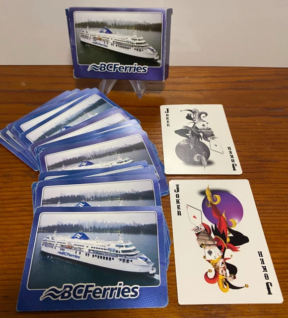 BC FERRIES - Vintage Playing Cards - Coastal Inspiration - Full Deck ...