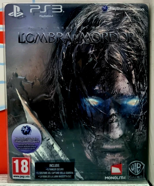 LA TERRA DI Mezzo L'ombra Di Mordor Steelbook Edition Ps3 Action Rpg ...