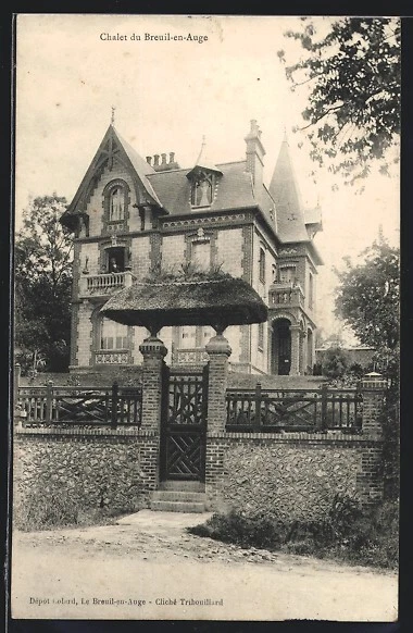 CPA BREUIL-EN-AUGE, CHALET EUR 5,00 - PicClick FR