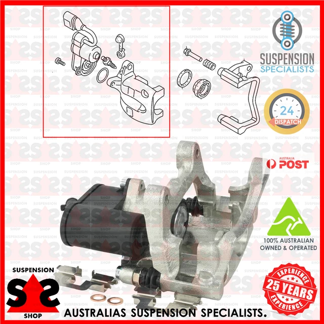 REAR AXLE LEFT Brake Caliper Suit VW Passat B6 (3C2) 3.6 R36 4motion PASSAT B6 EUR 197,78 ...