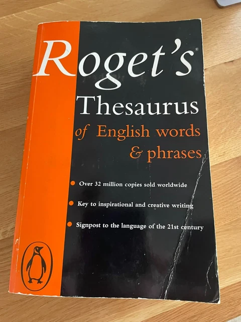 ROGET'S THESAURUS OF English Words And Phrases - Paperback Book EUR 1 ...