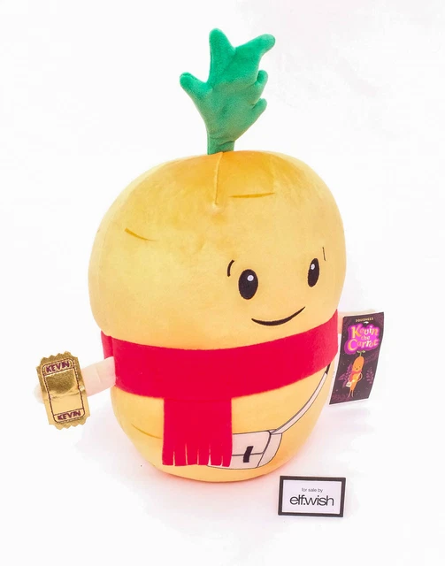 ALDI SQUISHY SOFT Toys Kevin Carrot Willy Wonka With Scarf & Golden ...