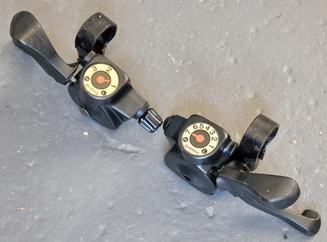 SHIMANO ALTUS ST-CT15 RapidFire Trigger Shifters 7x3 speed levers MTB ...