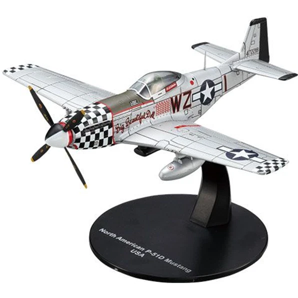 NORTH AMERICAN P-51D Mustang Fighter Plane USAF WW2 Model Aircraft 1:72 Scale £15.99 - PicClick UK