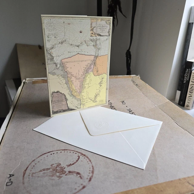 ALL SAINTS - Card - Map Design - Vintage - VERY RARE - NEW £10.95 ...
