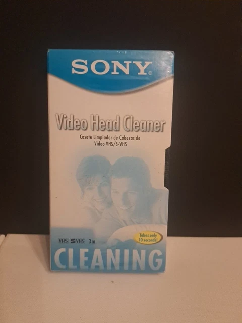 SONY VIDEO HEAD Cleaner T-6CLDL Dry Type VHS SVHS 3 m 10 Second ...