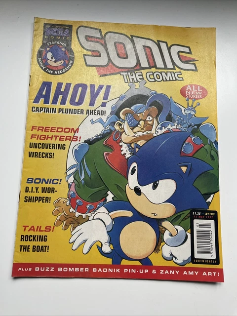 SONIC THE HEDGEHOG - Sonic The Comic UK - Sega / Fleetway Issue No. 140 ...