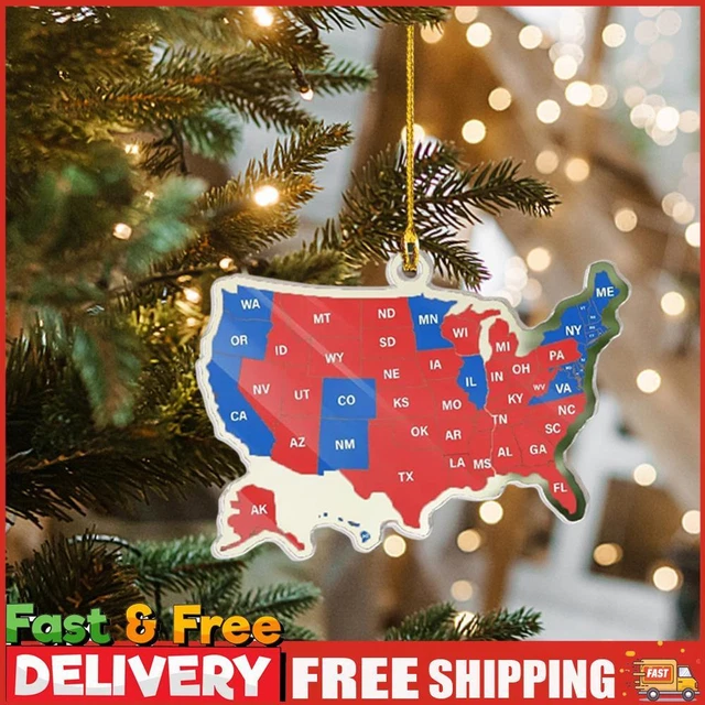 2024 ELECTION RESULTS Map Presidential Election Map Christmas Tree ...