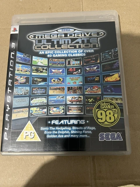 SEGA MEGA DRIVE Ultimate Collection Sony Playstation 3 PS3 40+ Games ...