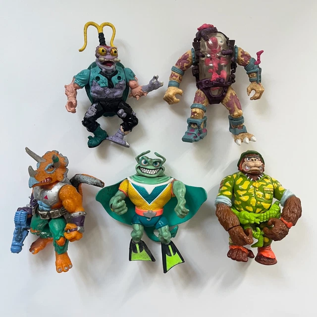 VINTAGE PLAYMATES TMNT Teenage Mutant Ninja Turtles - Figures - Job Lot ...