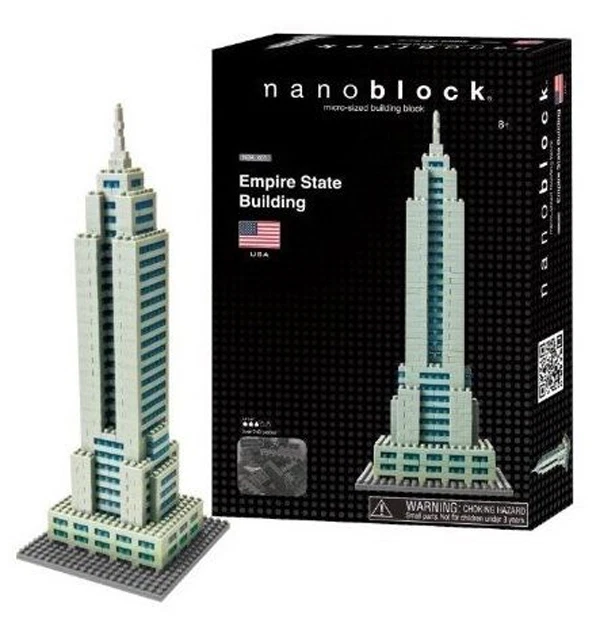 NANOBLOCK EMPIRE STATE Building Nano Block Micro-Sized Building Blocks ...