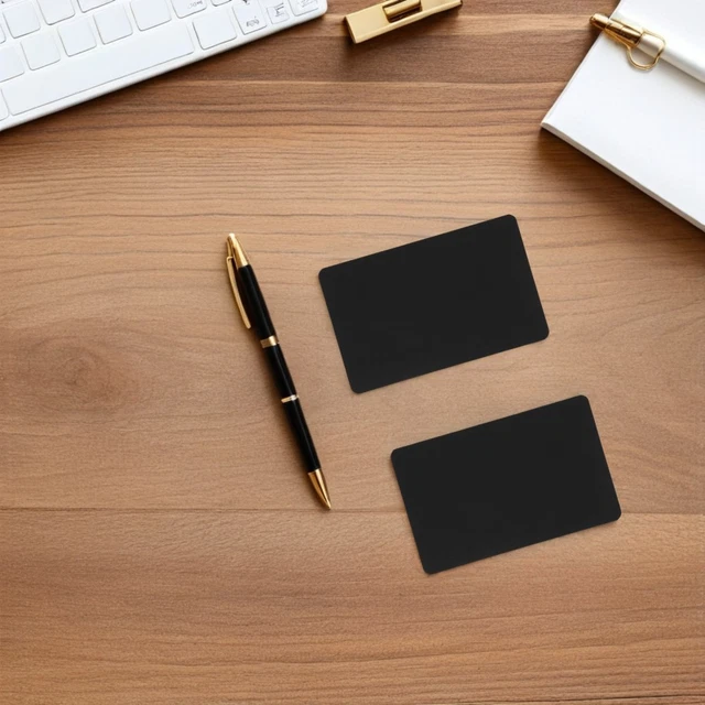 100 PCS PRODUCT Label Cards Cardstock Memo Pad Blank Paper Message Note ...