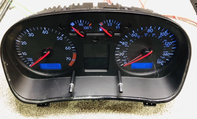 VOLKSWAGEN GOLF MK4 Bora Instrument Cluster / Clocks Needle Sweep ...