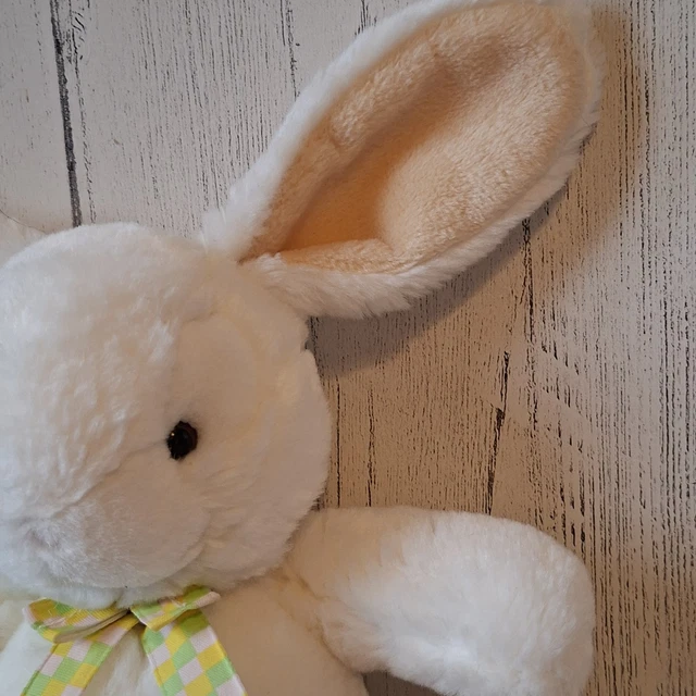 MOTHERCARE VINTAGE BUNNY Rabbit Soft Toy 0520 Approx 8" Sitting Check ...